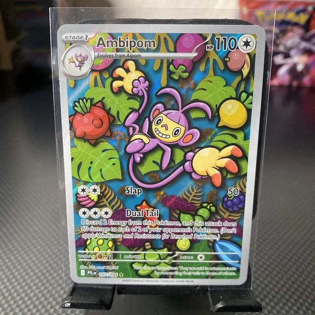 107/094 AMBIPOM PHANTASMAL Flames Pokemon Tcg English Mint £4.59 ...
