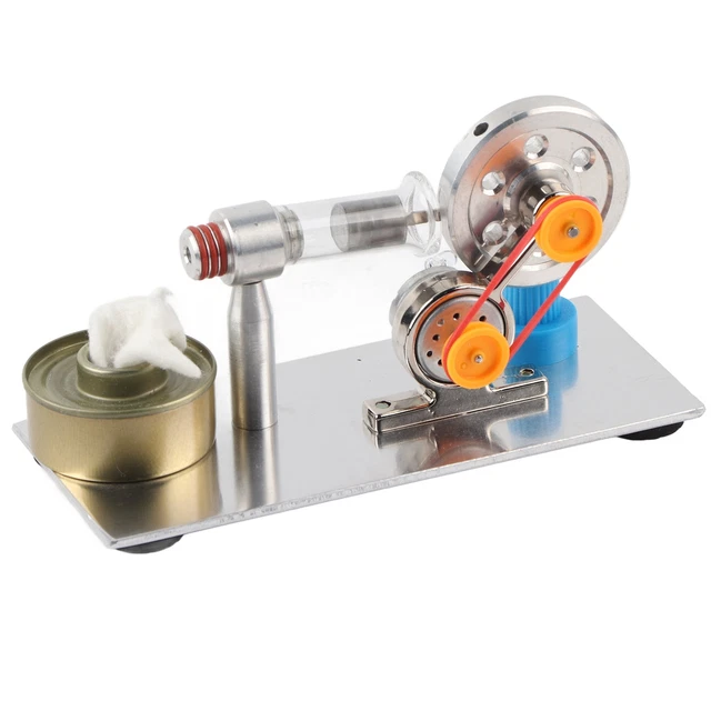 STIRLING ENGINE HOT Air Model Motor Educational Kit Heat Steam Physics ...