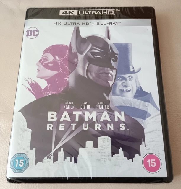 BATMAN RETURNS 4K Ultra Hd + Blu Ray Brand New Sealed Michael Keaton £ ...