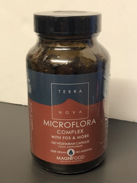 TERRANOVA - MICROFLORA Complex With FOS & More, 100 Capsules. BRAND NEW ...