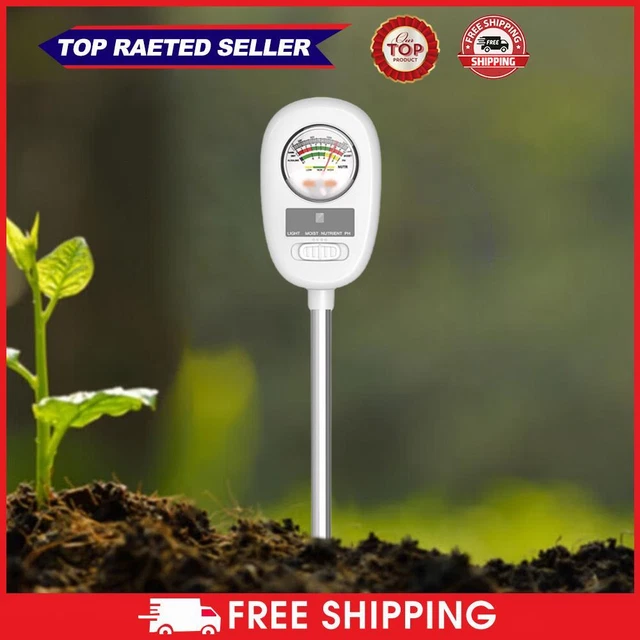 4 IN1 SOIL PH Meter Moist Nutrient Meter Humidity Monitor for Plant ...