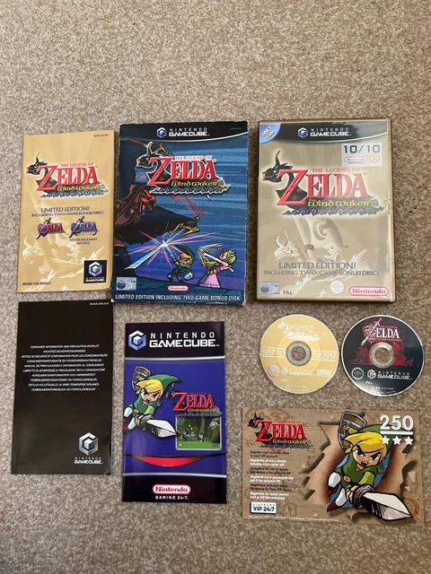 THE LEGEND OF Zelda Wind Waker Limited Edition (GameCube, 2003) Rare ...