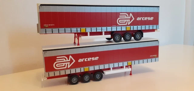 ROCO H0 - 2 Stück Arcese Sattelauflieger/Trailers (Aus Roco Wagenset ...