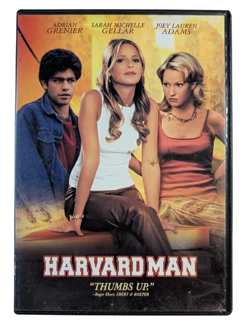 HARVARD MAN (DVD, 2001) Adrian Grenier & Sarah Michelle Gellar $4.50 ...