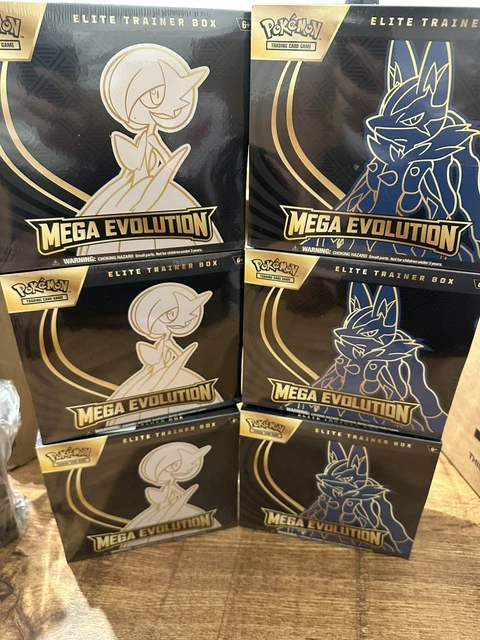 POKÉMON TCG MEGA Evolution ETB Set Lucario & Gardevoir New & Sealed 1 ...