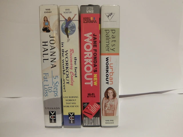 4 X VHS Bundle Videos Fitness Keep Fit Vintage Retro Video Tapes [Lot ...