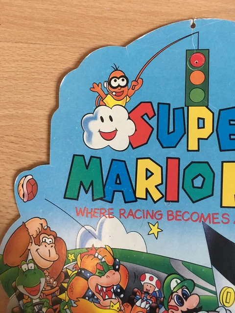 SUPER MARIO KART display sign standee Snes Super Nintendo £1,400.00 ...