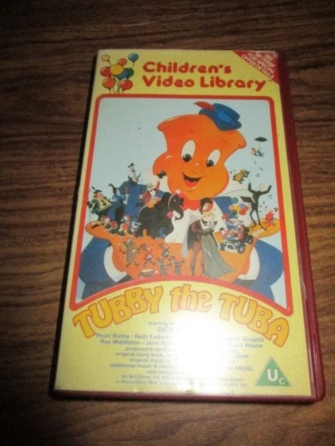 TUBBY THE TUBA Dick Van Dyke Cartoon VHS Video Tape £4.99 - PicClick UK