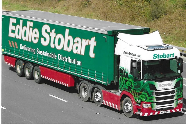 EDDIE STOBART SCANIA H3860 HANNAH JANE 6x4 TRUCK/LORRY PHOTO EUR 1,13 ...