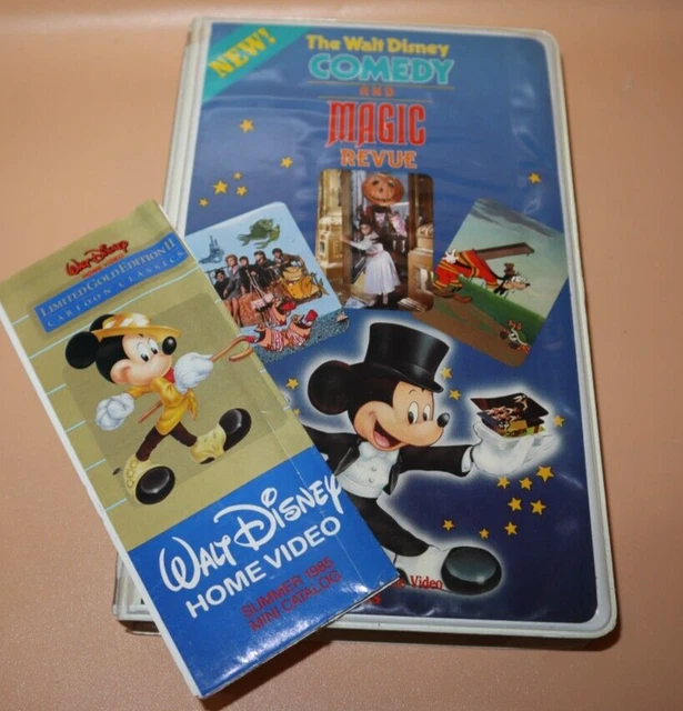 THE WALT DISNEY Comedy and Magic Revue (VHS, 1985, Clamshell) Mickey ...