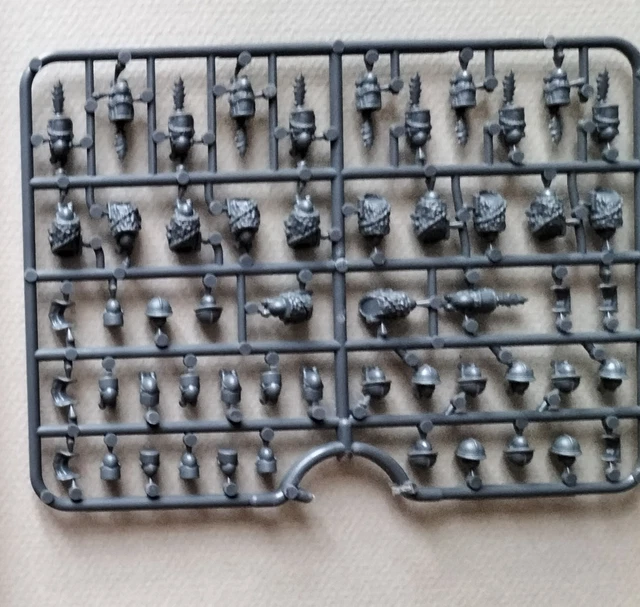 LES GROGNARDS Death Fields Miniatures Head Sprue/ Grappe Wargames ...