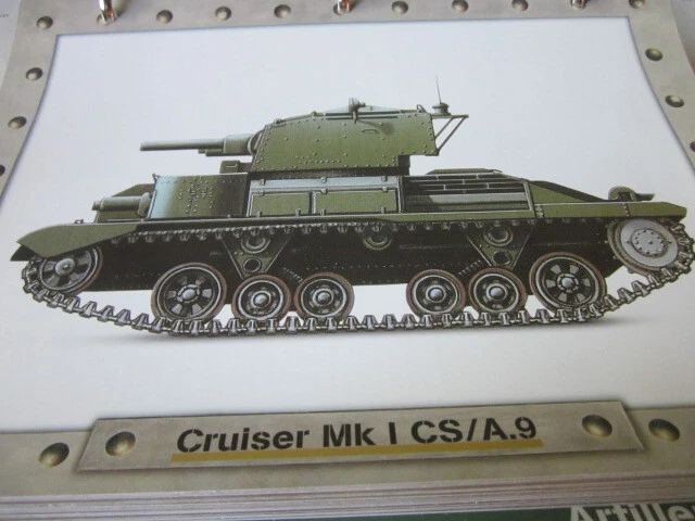 PANZER TYPENBLATT CRUISER Mk 1 CS/A9 Großbritannien 1939 EUR 4,90 ...