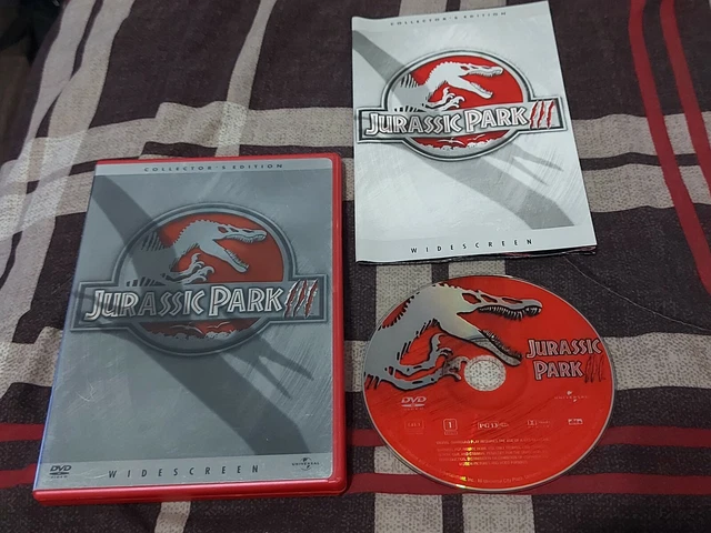 JURASSIC PARK III (DVD, 2001, Widescreen Collectors Edition) Sam Neill ...