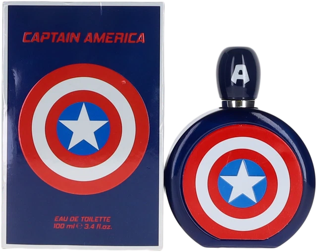 SPRAY CAPTAIN AMERICA By Marvel pour hommes EDT Cologne 3,4 oz neuf EUR ...