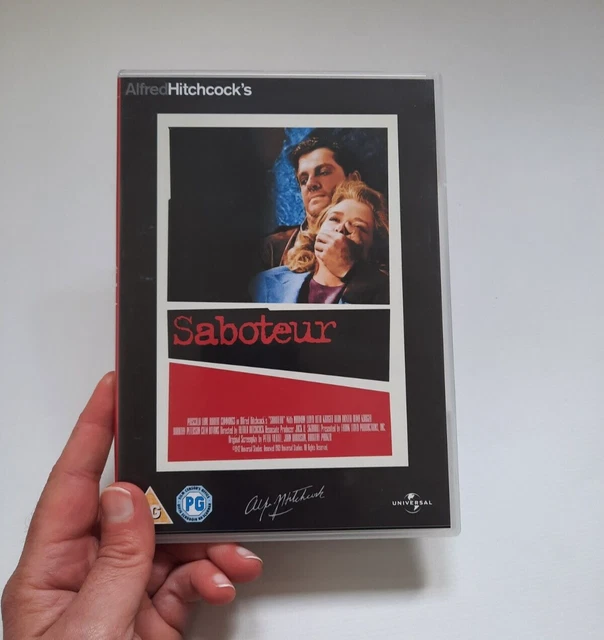 SABOTEUR (DVD) HORROR 15 Rated Rare 1942 Alfred Hitchcock, Regions 2 ...