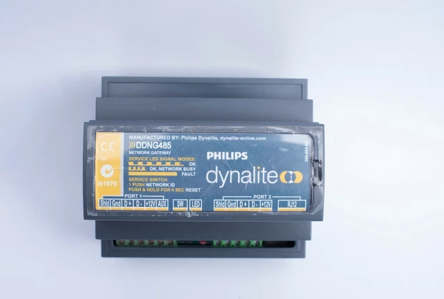 PHILIPS DYNALITE NETWORK Gateway DDNG485 RS-485 Trunk / Spur Topology ...