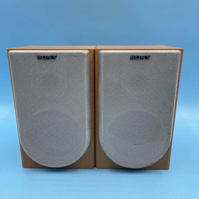 SONY SS-CNE3 BOOKSHELF Wooden Speakers Pair 6ohms Wired *WORKING* £21. ...