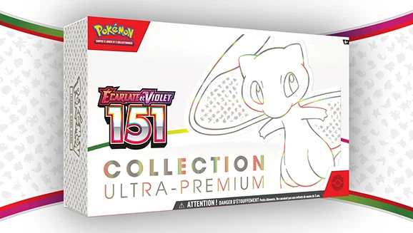 POKEMON COFFRET COLLECTION Ultra Premium Mew 151 Upc Utb Utm/ Cartes Fr ...