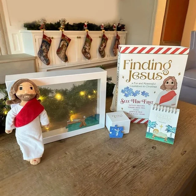 FINDING CHRISTIAN CHRISTMAS Advent Calendar 2025: Jesus Doll Nativity ...