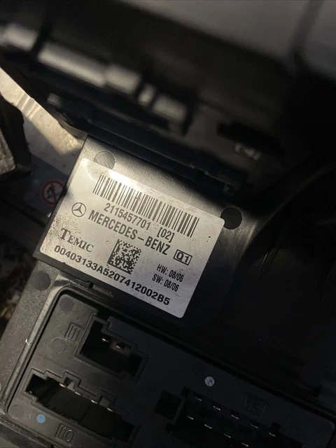 MERCEDES W211 S211 control unit Temic SAM fuse box module A2115457701 £ ...