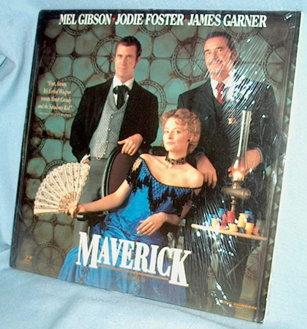 LD DISQUE LASER MAVERICK Jodie Foster Mel Gibson James Garner Ltbx EUR ...