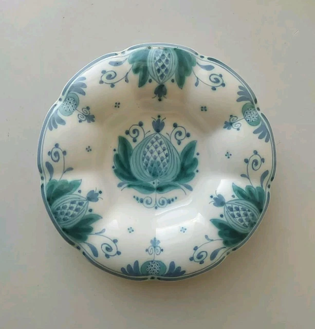 RARE BLUE GREEN Delvert Royal Delft Pottery Decorative Plate, De ...