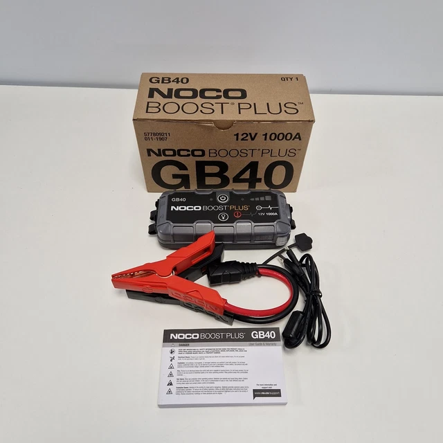 NOCO GB40 BOOST Plus 1000A USB Battery Charger (Damaged/Missing ...
