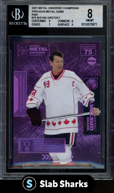 2021 METAL UNIVERSE Champions Wayne Gretzky Precious Metal Gems Pink 75 ...