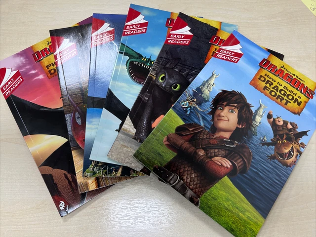 DREAMWORKS DRAGON READERS Series How To Pick Your Dragon 6 Books ...