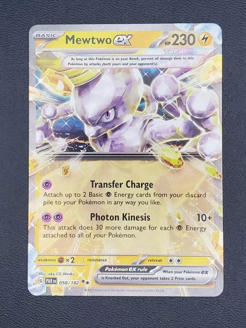 POKEMON JCG - Mewtwo ex Double Rare Holo - 058/182 - Paradox Rift EUR 1 ...