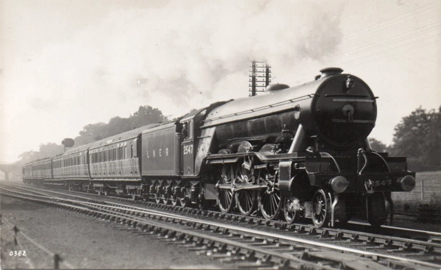 Lner Class A3 No 2547 Doncaster With Articulated Stock R Photo Loco