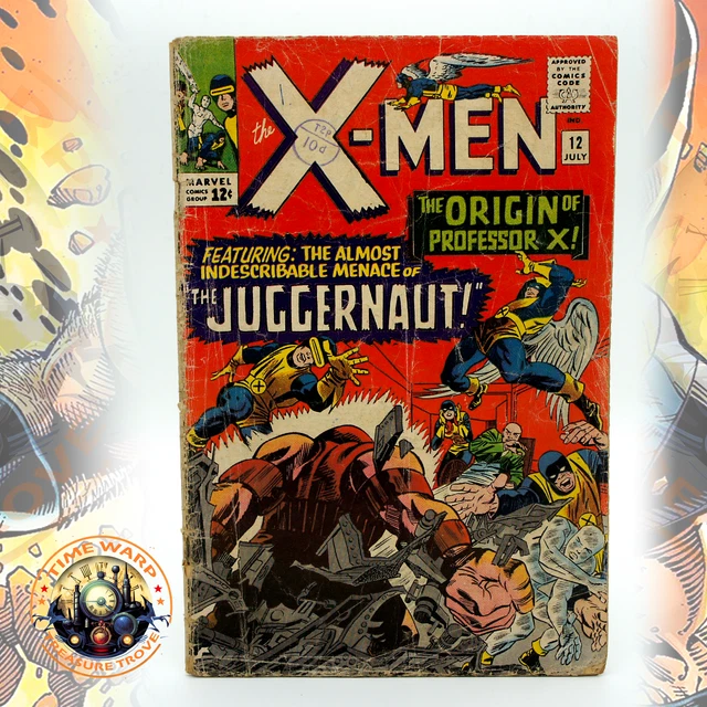 MARVEL X-MEN #12 1965 KEY COMIC 1st Juggernaut, origin PX STAN LEE & Kirby GD/VG EUR 350,00 ...