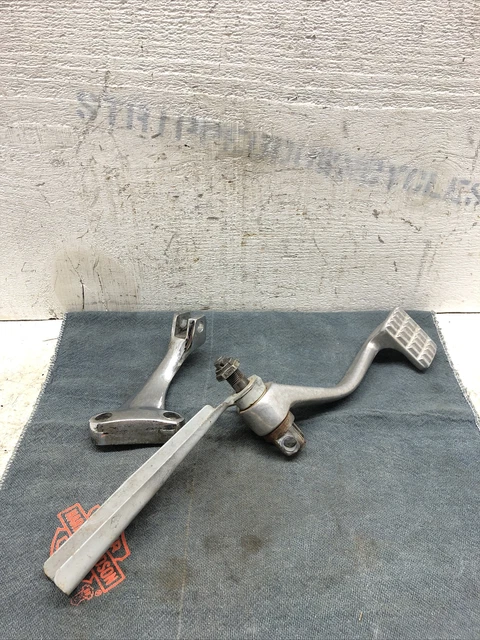 HARLEY IRONHEAD SPORTSTER Mid Controls Peg Mount Brake Pedal XL 1991-03 ...