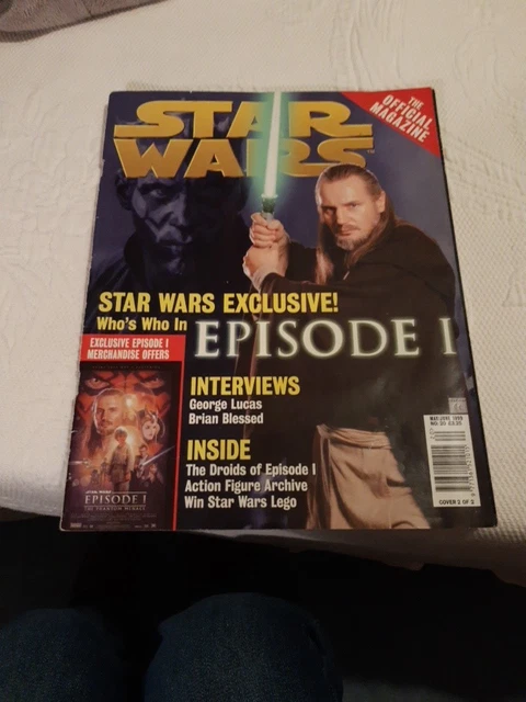 STAR WARS OFFICIAL Magazine #20 & Sunday Mirror Episode 1 George Lucas ...
