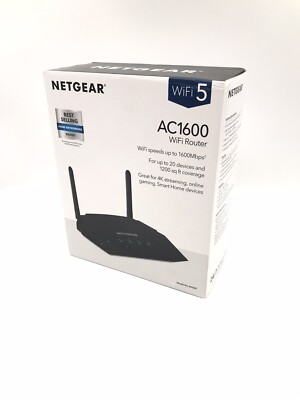 NETGEAR AC1600 DUAL-BAND Smart Wi-Fi Router, Modem-NEW (Opened Box) $24 ...