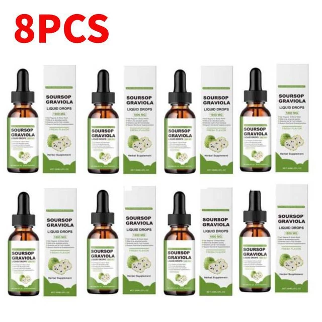 PURE·ORGANIC SOURSOP EXTRACT, Tindedly Soursop Graviola Liquid Drops ...