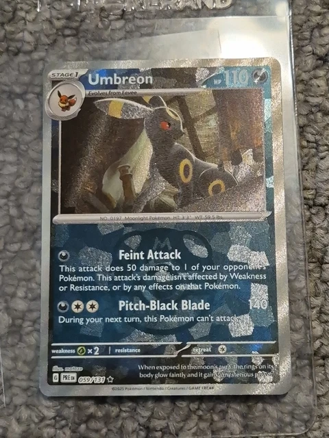 UMBREON - POKÉMON Prismatic Evolutions 059/131 Master Ball Reverse ENG ...
