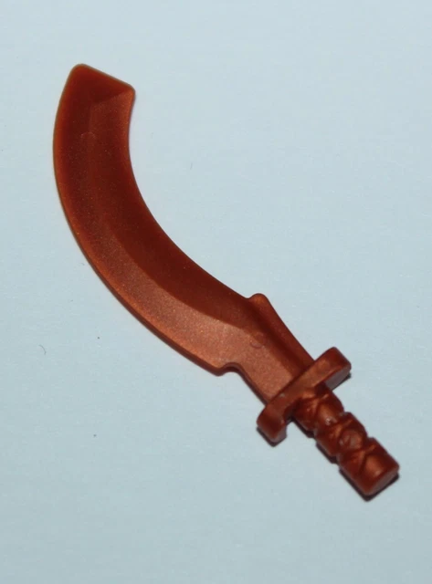 LEGO NINJAGO REDDISH Copper Minifig Khopesh ref 93247 set 70672 70677 ...