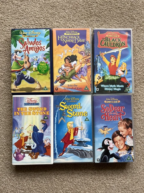WALT DISNEY VHS Video cassette bundle of 6. £4.99 - PicClick UK