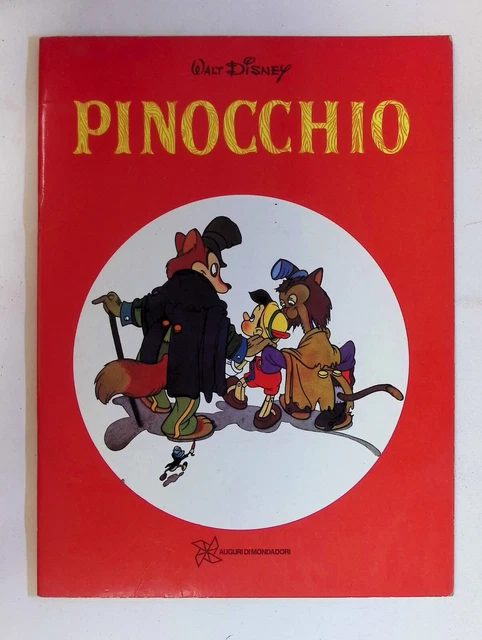 PINOCCHIO WALT DISNEY 1973 Illustrato Cartone animato EUR 30,00 ...