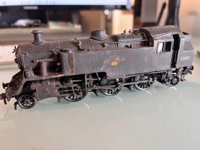 00 GAUGE KIT Built British Railways Class 3 2-6-2T 82031 - weathered £ ...