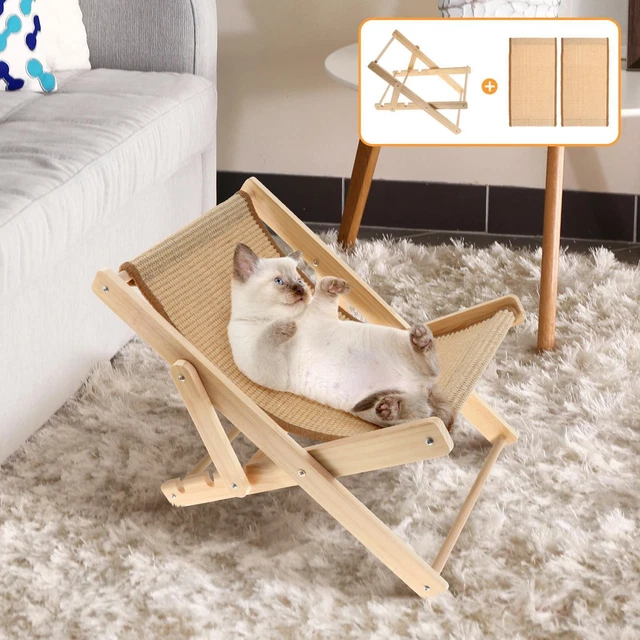 LIT DE HAMAC De Chat Portatif De Chaise Longue De Chat Pour Le De EUR ...