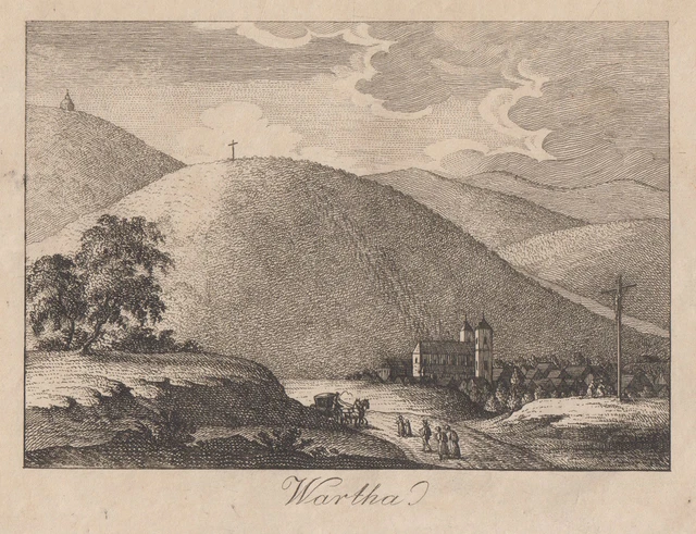 WARTHA BARDO ORIGINAL Gravure sur Cuivre Villes Silésie 1820 EUR 176,64 ...