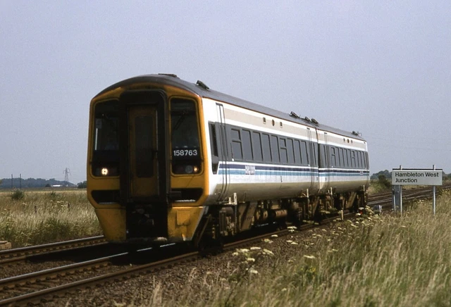 BRITISH RAIL 158763 Class 158 Express Sprinter DMU Railway Photo £1.05 ...