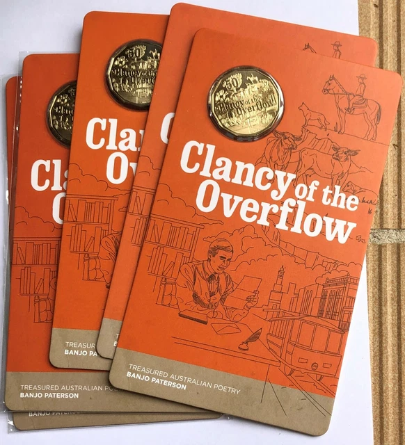 TREASURED AUSTRALIAN POET Banjo Patterson Clancy of Overflow 2020 50c ...