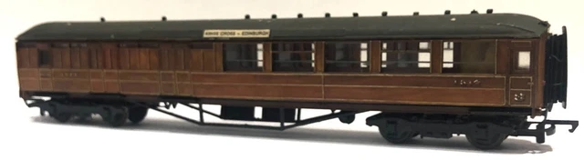 4MM/OO KIT BUILT PLASTIC LNER GRESLEY CORRIDOR BRAKE THIRD COACH '1514 ...