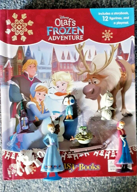 DISNEY OLAF'S FROZEN ADVENTURE my busy book story, 7 of 12 figures, no ...