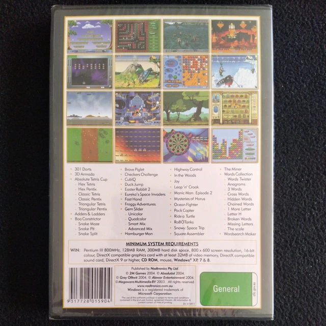 50 BLOCKBUSTER GAMES Volume 1 (PC Video Game - NEW & SEALED - Eureka ...