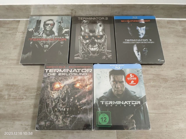 TERMINATOR 1-5 ALS Blu-Ray Steelbook 5-Movie-Set (Teil 5 noch NEU in ...