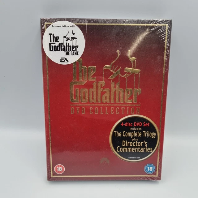 THE GODFATHER TRILOGY DVD Collection Box Set Gangster Movie Family Epic ...